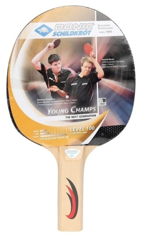 PALETA PING PONG DONIC SCHILDKROT LEVEL 100 YOUNG CHAMPS - Alvarezweb